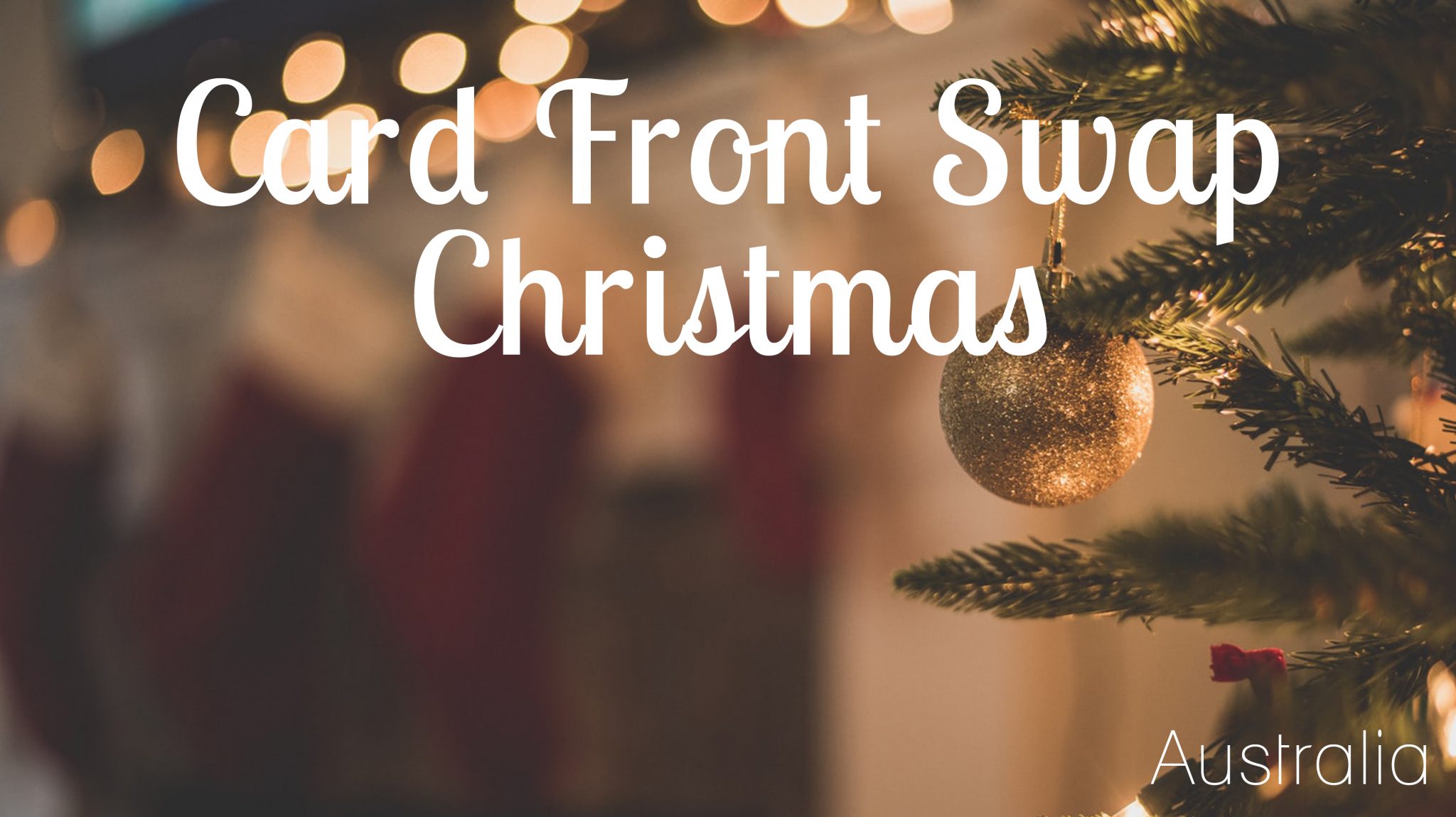 Card Front Swap - Christmas