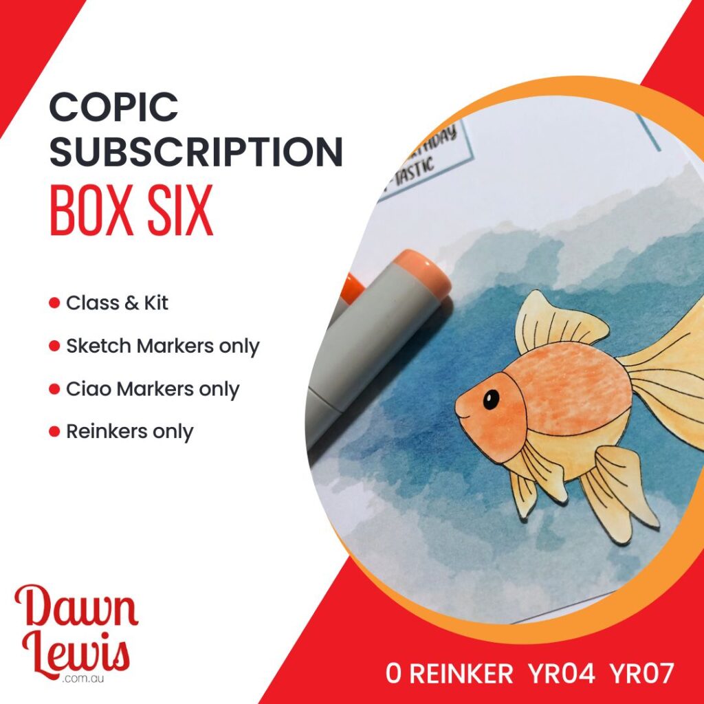 Copic Subscription Box #6 - 0 Ink, YR04, YR07